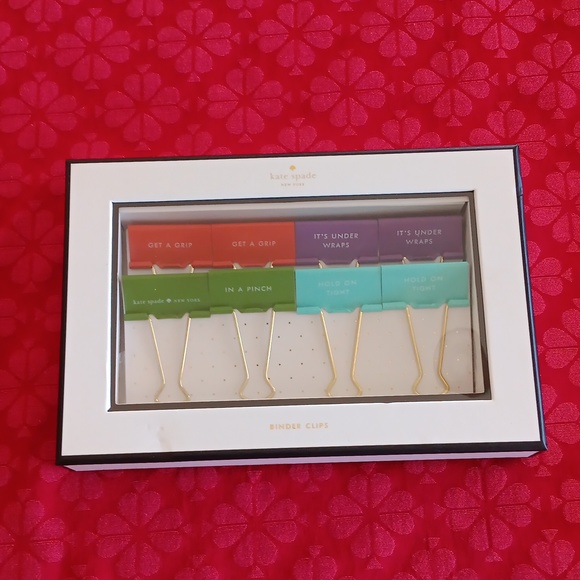kate spade | Office | Kate Spade Hold On Tight Binder Clips | Poshmark